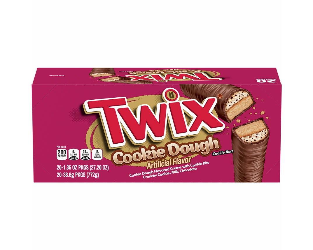 Twix Limited Edition Cookie Dough 136 Oz Bars 20 Box Candy Favorites