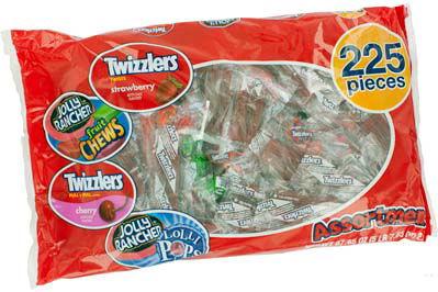 Jolly Rancher & Twizzler Fun Size Assortment - 225 Pieces Per Bag ...