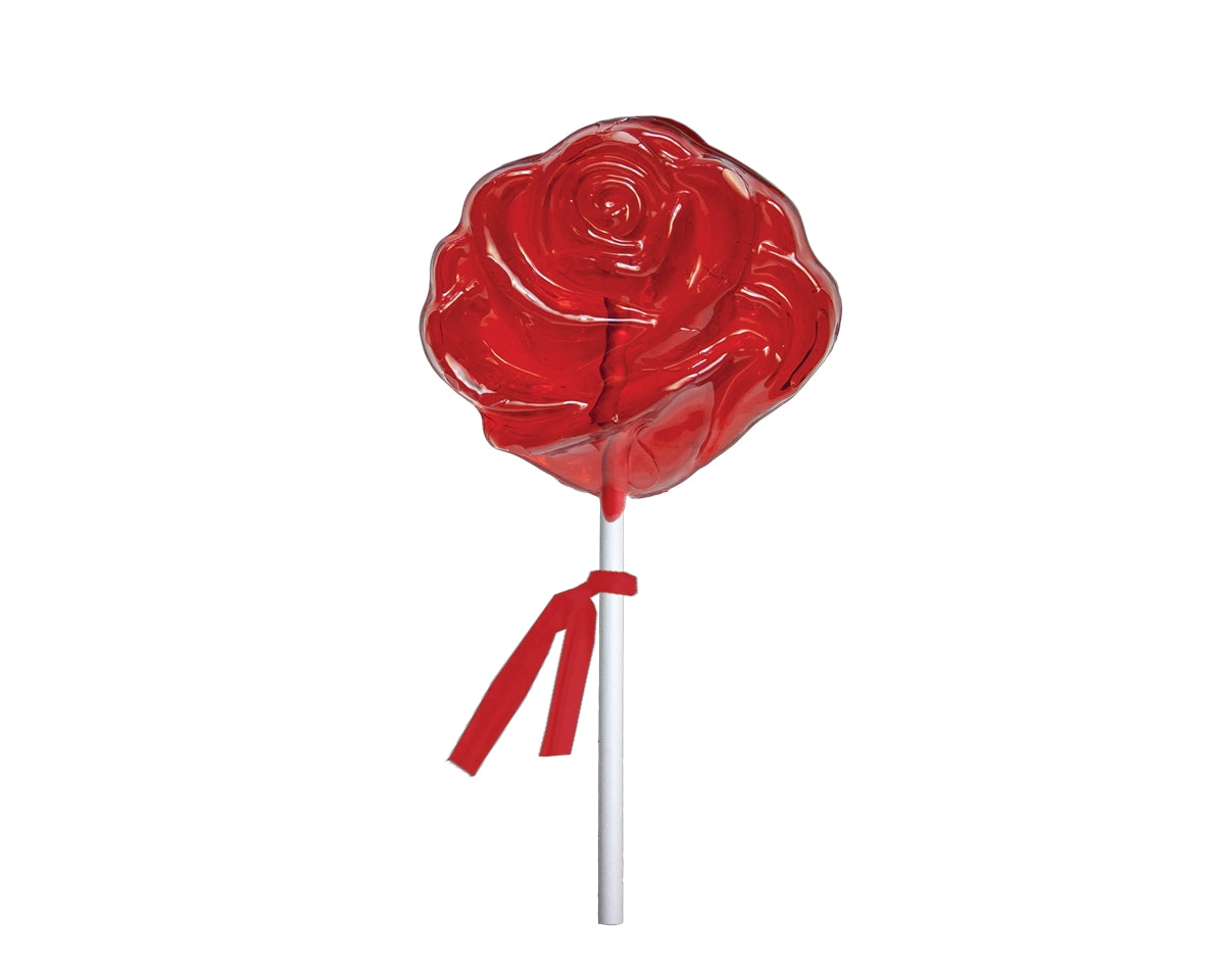 Individually Wrapped Rose Shaped Lollipops - 24 / Box – Candy Favorites