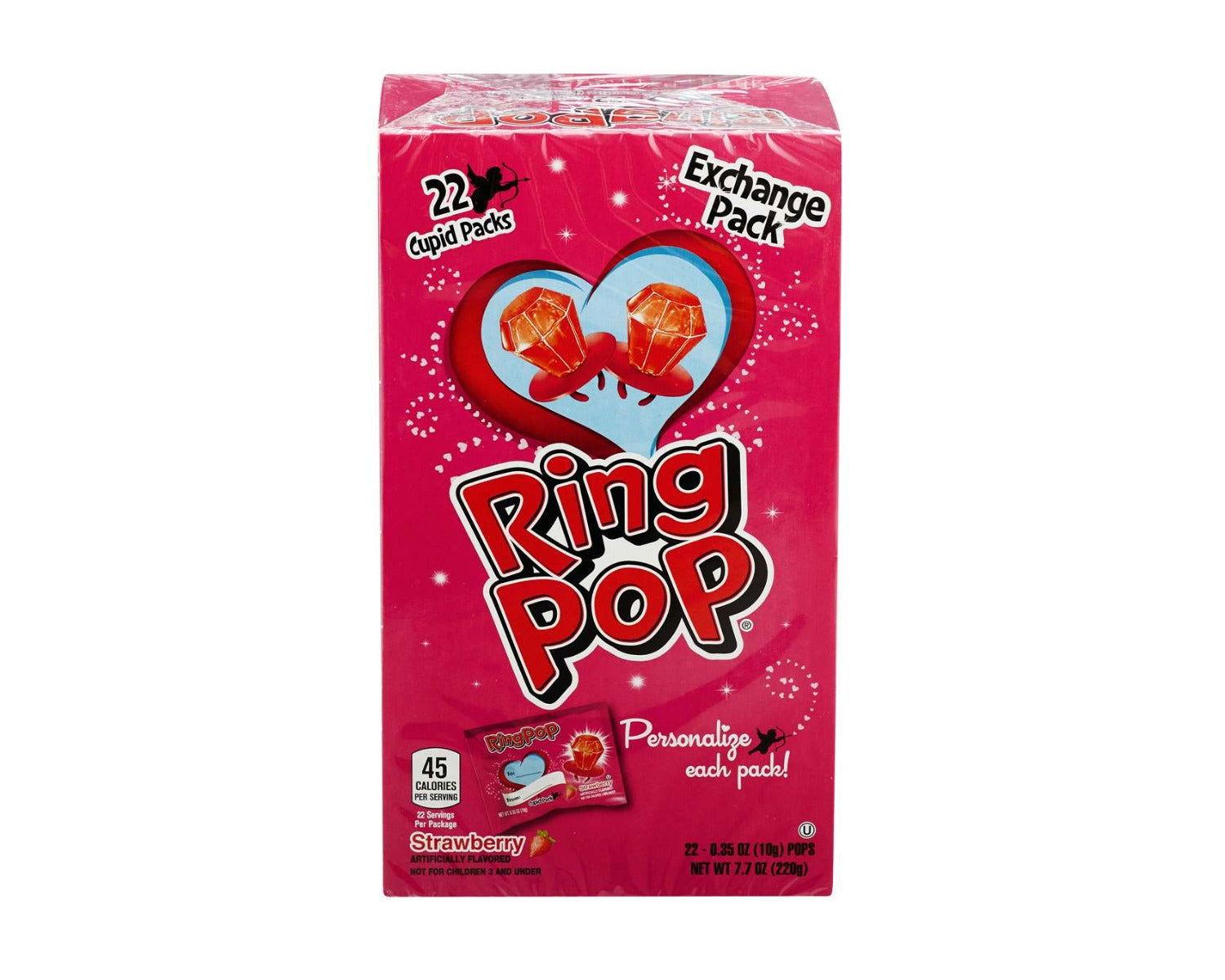 Valentine Pink Ring Pop - 22 / Box – Candy Favorites
