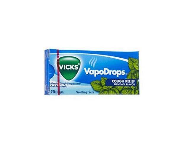 Vicks Menthol Vapo Drops 20 Cough Drops | Menthol Cough Suppressant ...