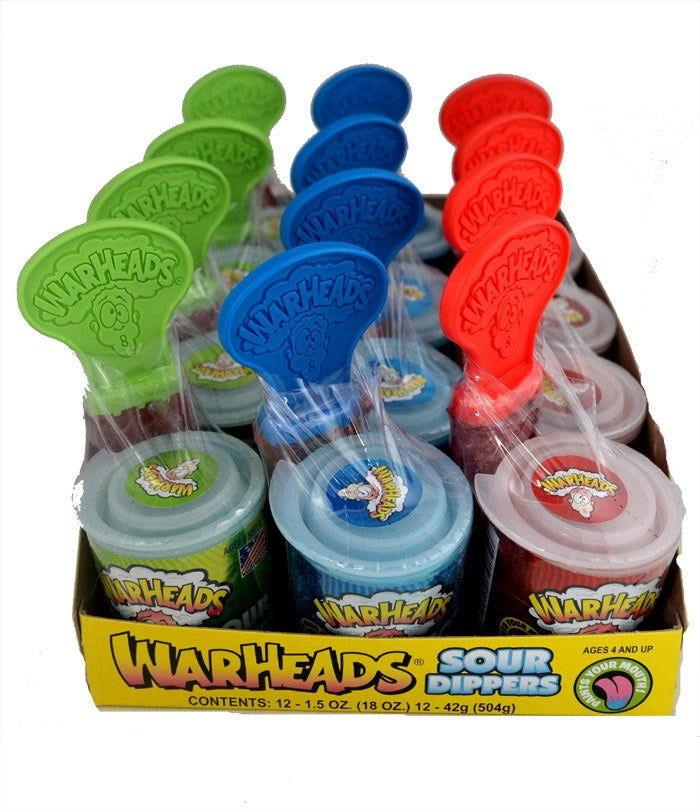 Warheads Sour Dippers - 12 / Box – Candy Favorites