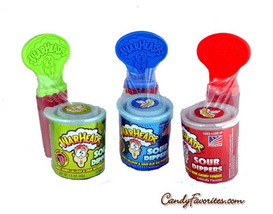 Warheads Sour Dippers - 12 / Box – Candy Favorites