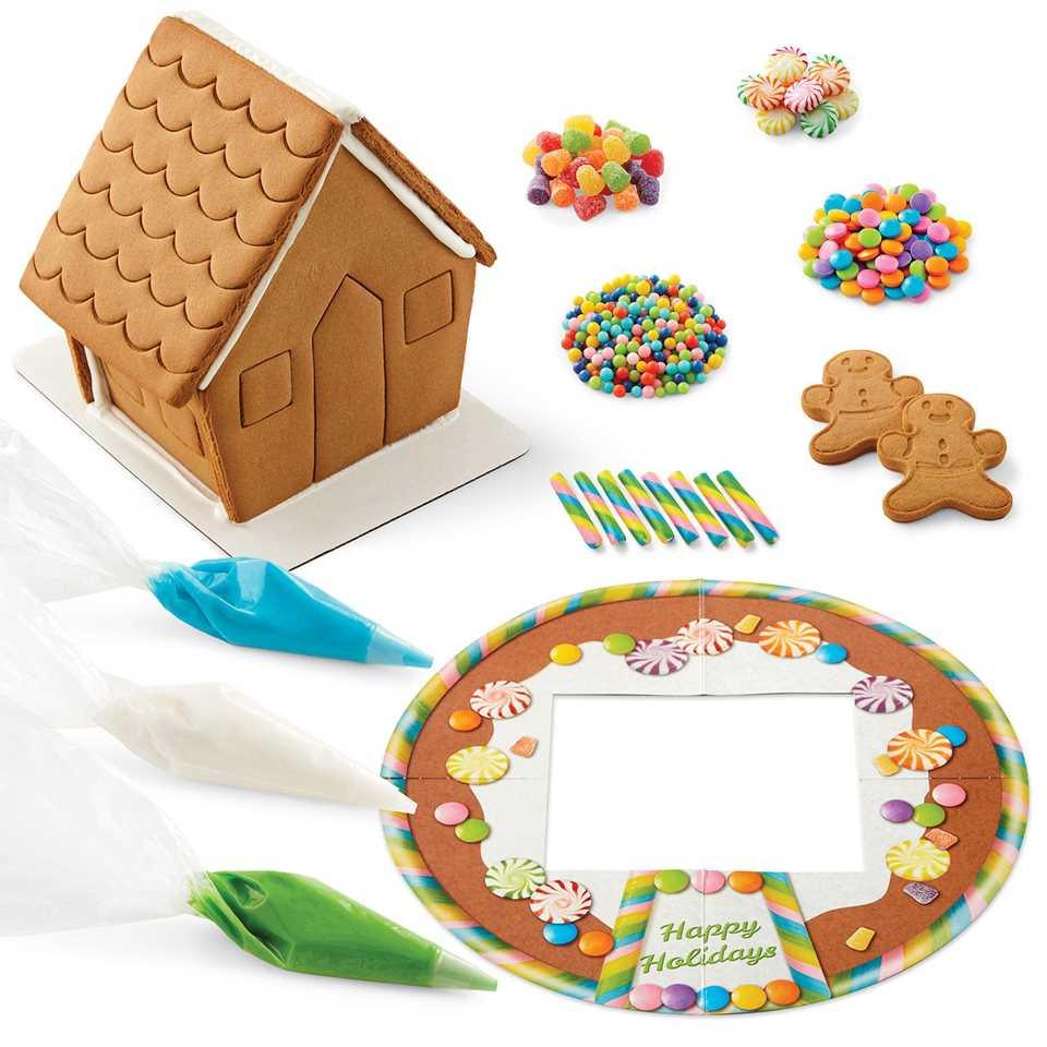 Wilton Deluxe Make Your Own Gingerbread House Kit - 1 Unit – Candy ...