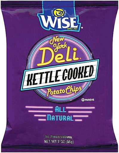Wise Deli Kettle Cooked Potato Chips - 72 / Case – Candy Favorites