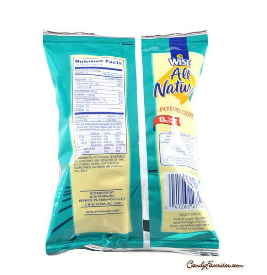 Wise All Natural Potato Chips -72 / Box – Candy Favorites