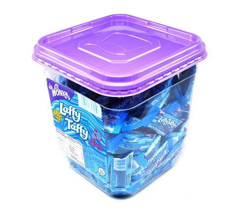 Wonka Laffy Taffy Blue Raspberry Candy - 145 / Jar – Candy Favorites