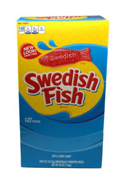 Wrapped Swedish Fish Soft & Chewy Candy - 240 / Box – Candy Favorites
