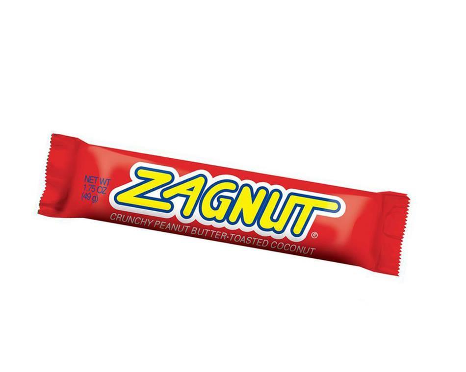Zagnut 1.51 oz. Candy Bars - 24 / Box – Candy Favorites