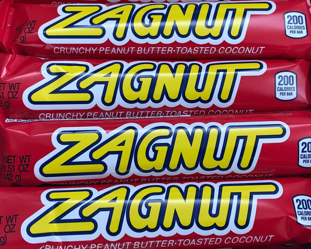 Zagnut Bars | 200 Calorie 1.51 oz Bars - 18 / Box – Candy Favorites