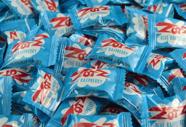 Blue Raspberry Zotz – Candy Favorites