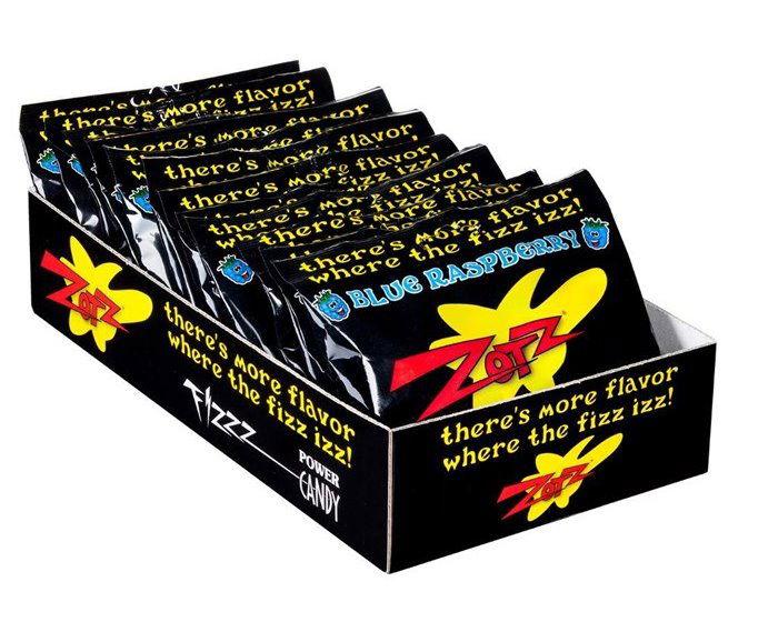 Zotz Blue Raspberry Fizz Power Candy - 12 / Box – Candy Favorites