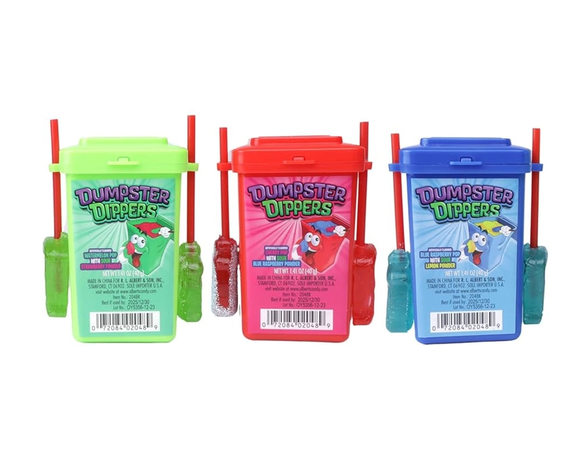 Albert’s Dumpster Dippers 1.41 oz. Lollipops - 12 / Box – Candy Favorites