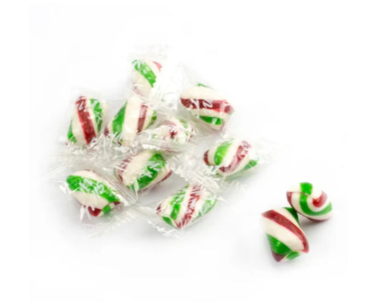 Holiday Mint Twist Candy | Wrapped Red & Green Holiday Mints - 5 lb ...