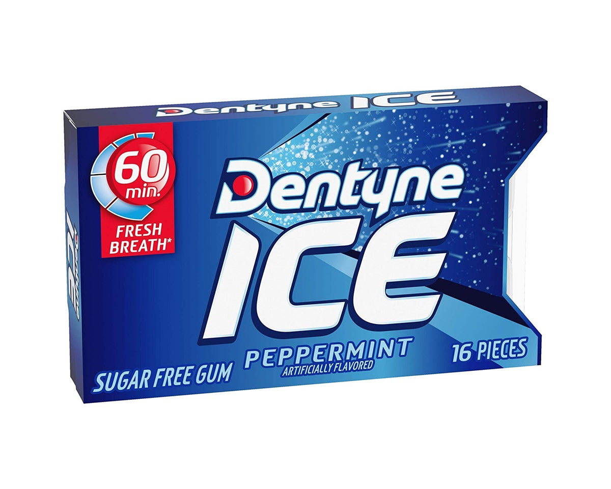 Dentyne Ice Peppermint Split to Fit Peppermint Gum - 12 / Box – Candy ...