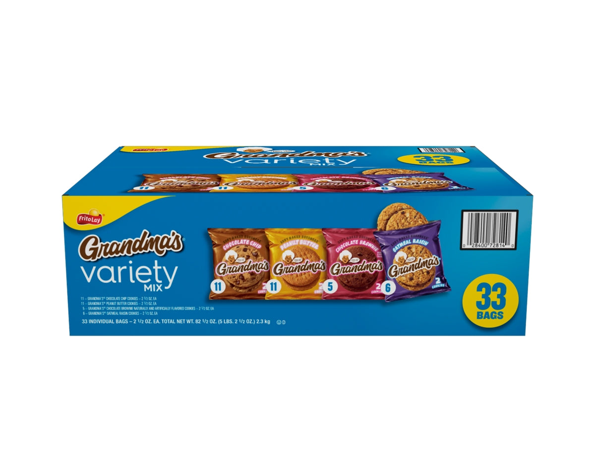 Grandma's Cookies Variety Mix - 33 / Box – Candy Favorites