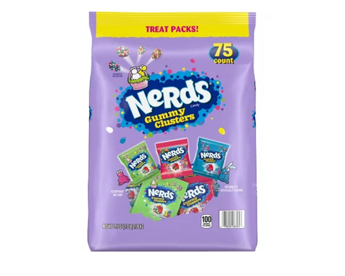 Easter Nerds Gummy Clusters Fun Size Bags - 75 / Bag – Candy Favorites