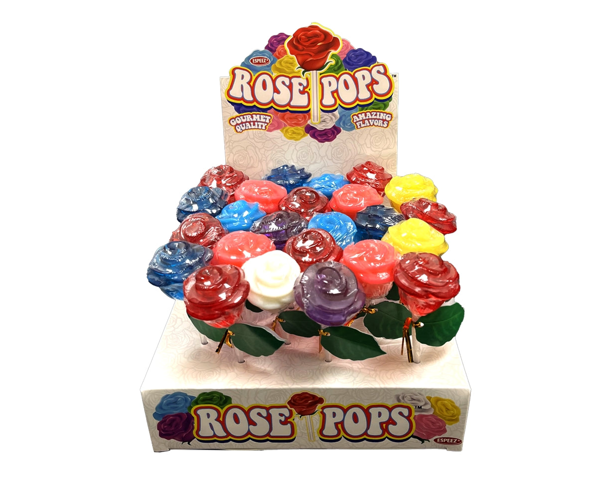 Rose Pop Lollipops - 24 / Box – Candy Favorites