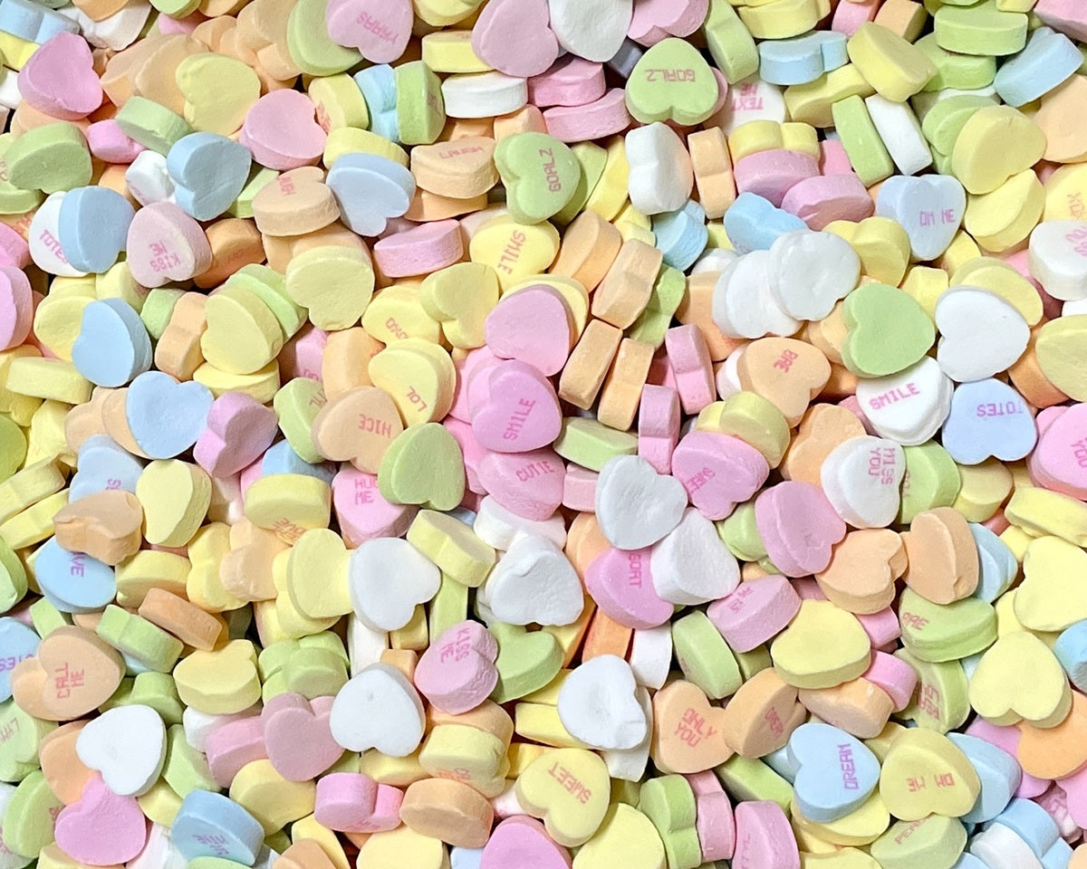 Enjoy our huge selection of Conversation Hearts in all shapes and sizes ...